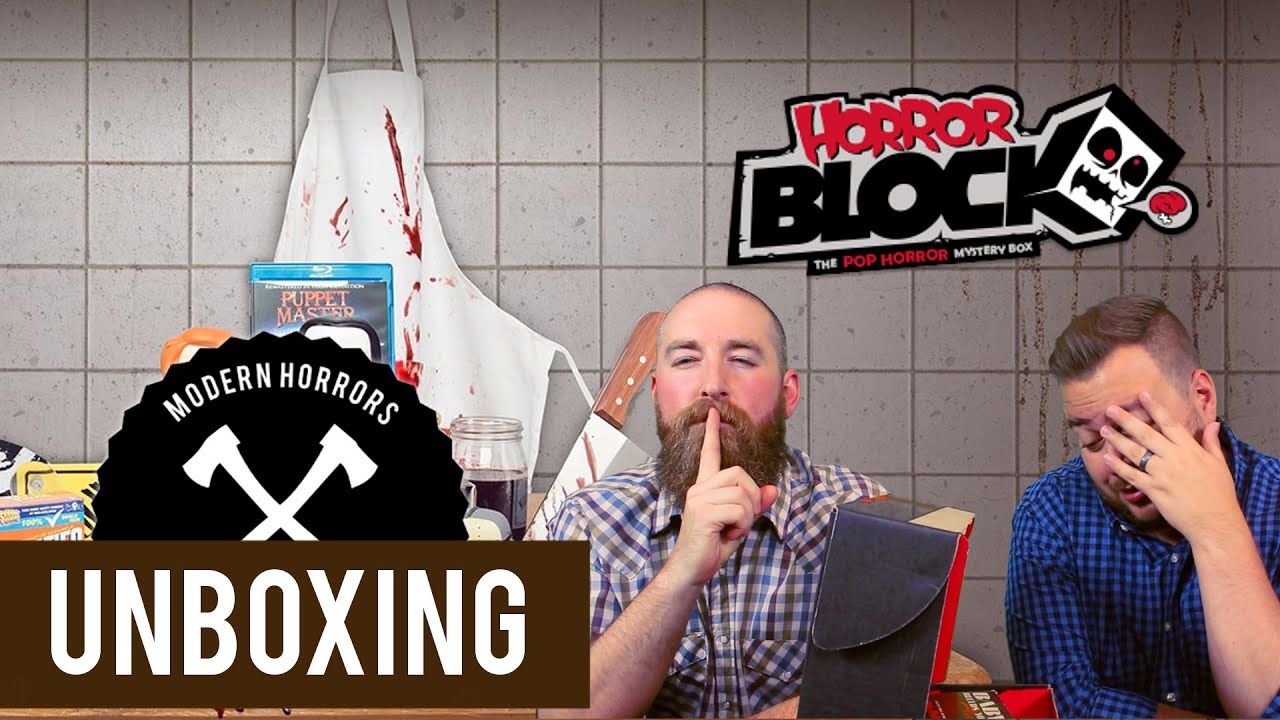 The Best Damn Horror Block Unboxing - August 2016 - YouTube