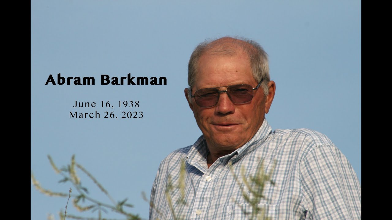 Funeral of Abram Barkman - YouTube