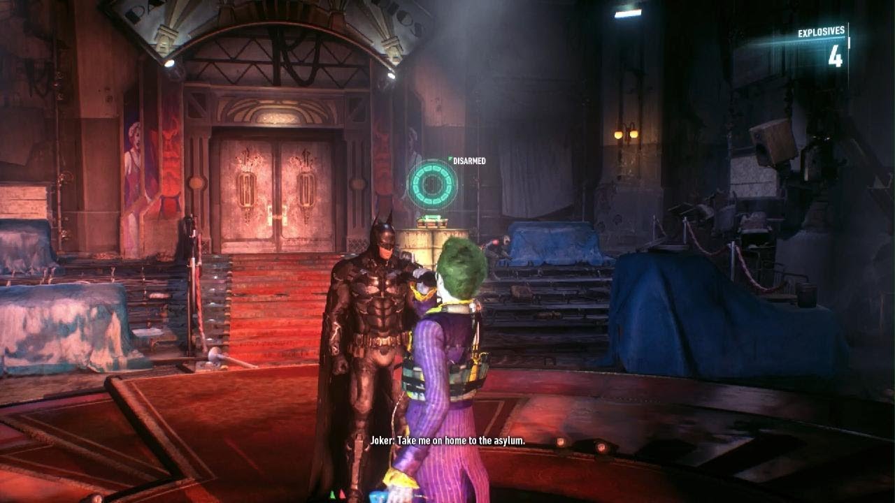 BATMAN: ARKHAM KNIGHT Joker dance ;() - YouTube