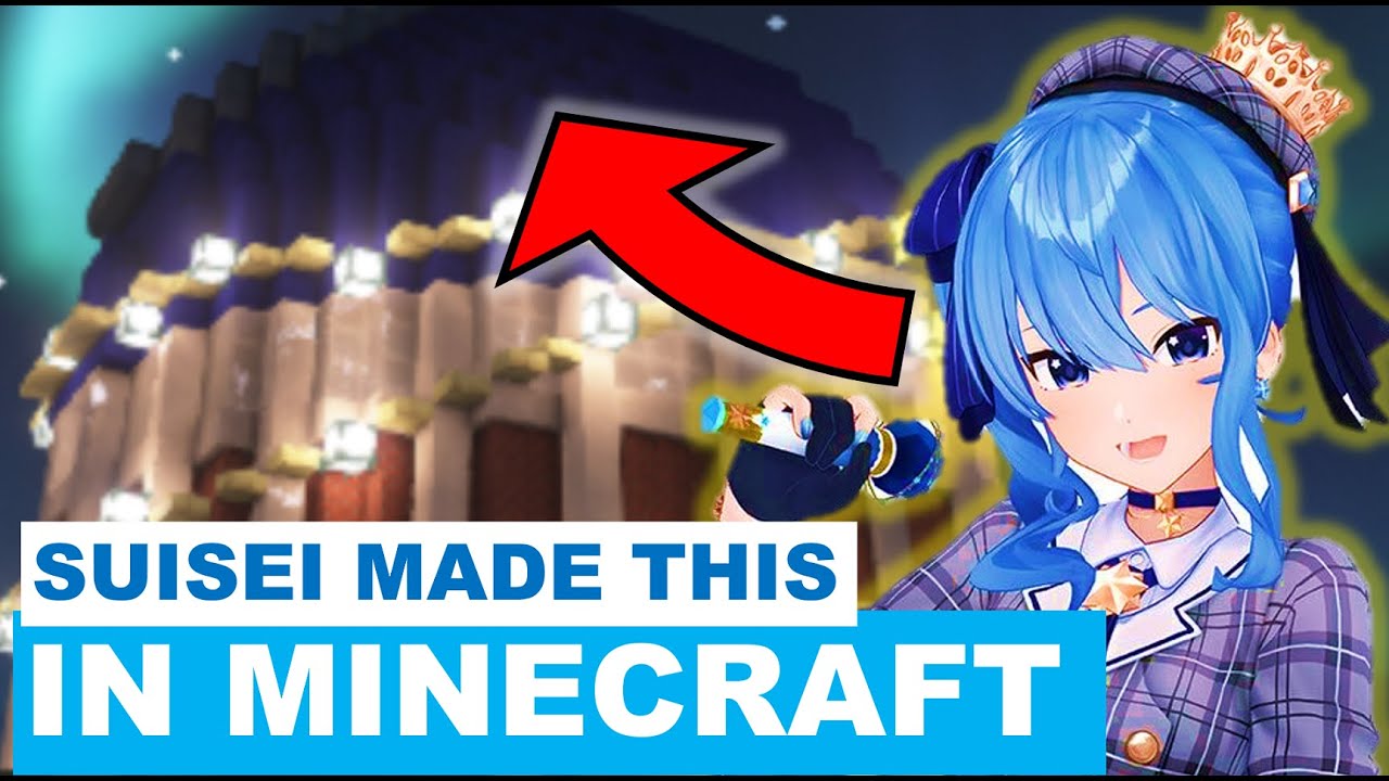Recreating Suisei's Minecraft Observatory | Hololive Construction - YouTube