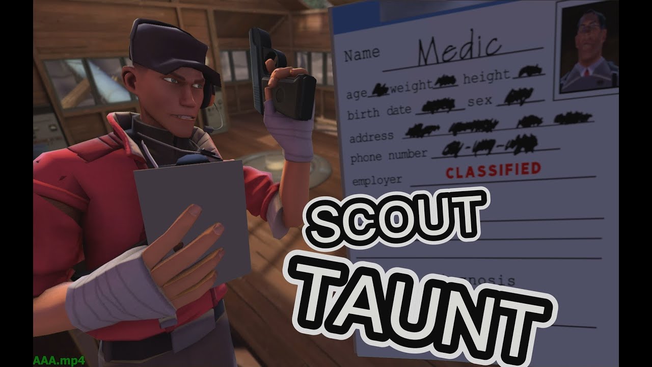 SCOUT Taunt [TF2/SFM] - YouTube