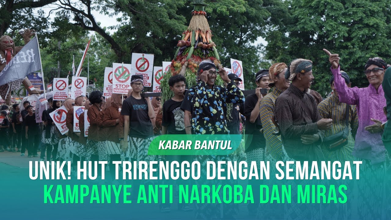Kalurahan Trirenggo Gelar Kirab Budaya dengan Semangat Kampanye Anti ...
