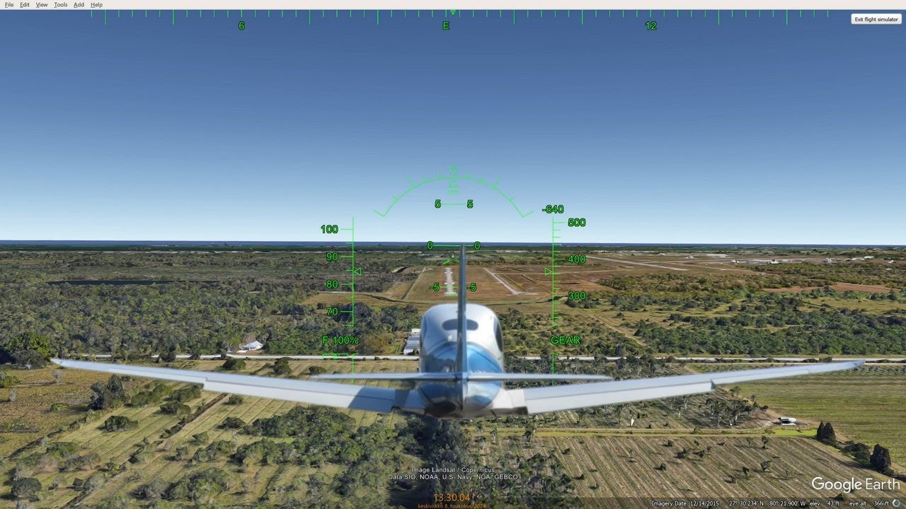 Google Earth Pro flight simulator 2024 Patric SFB - Treasure Coast ...