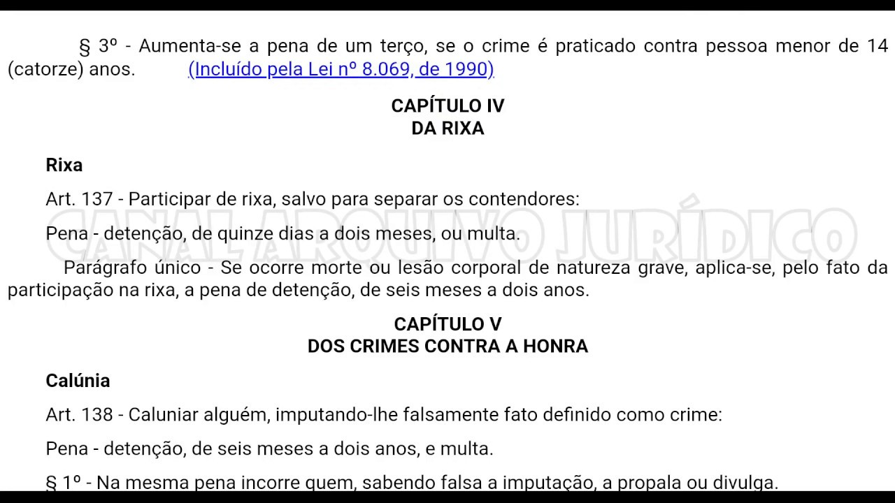 Artigo 137 Codigo Penal - BRAINCP