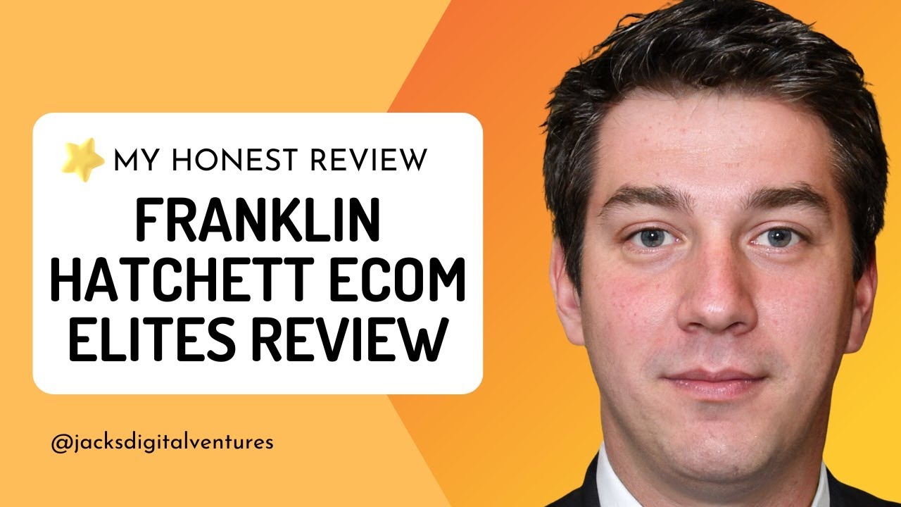Franklin Hatchett Ecom Elites Review - Is Dropshipping Good? - YouTube