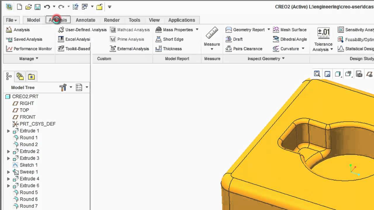 Creo Ribbon Behavior - YouTube