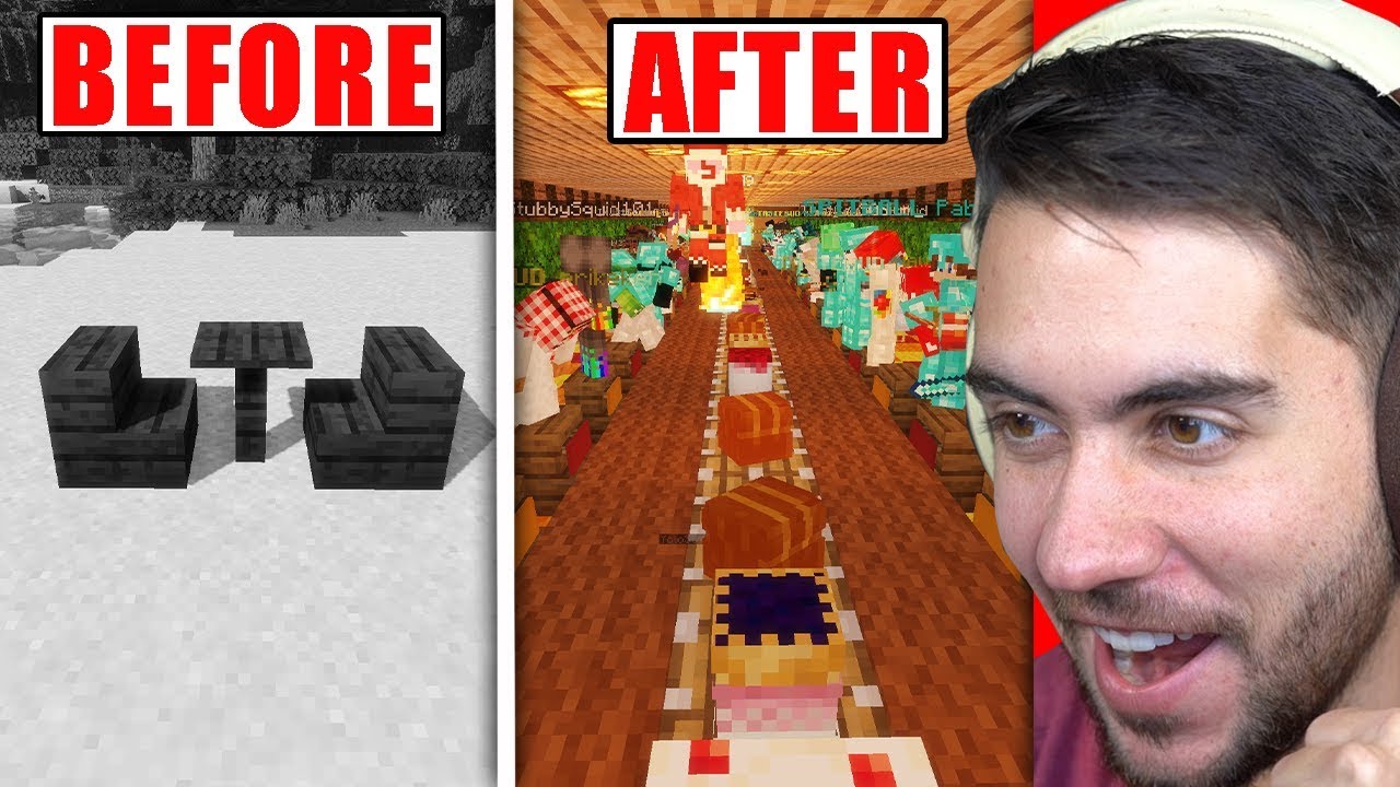 I Gave A Lonely Man 300 New Friends | Minecraft House Flippers E18 ...