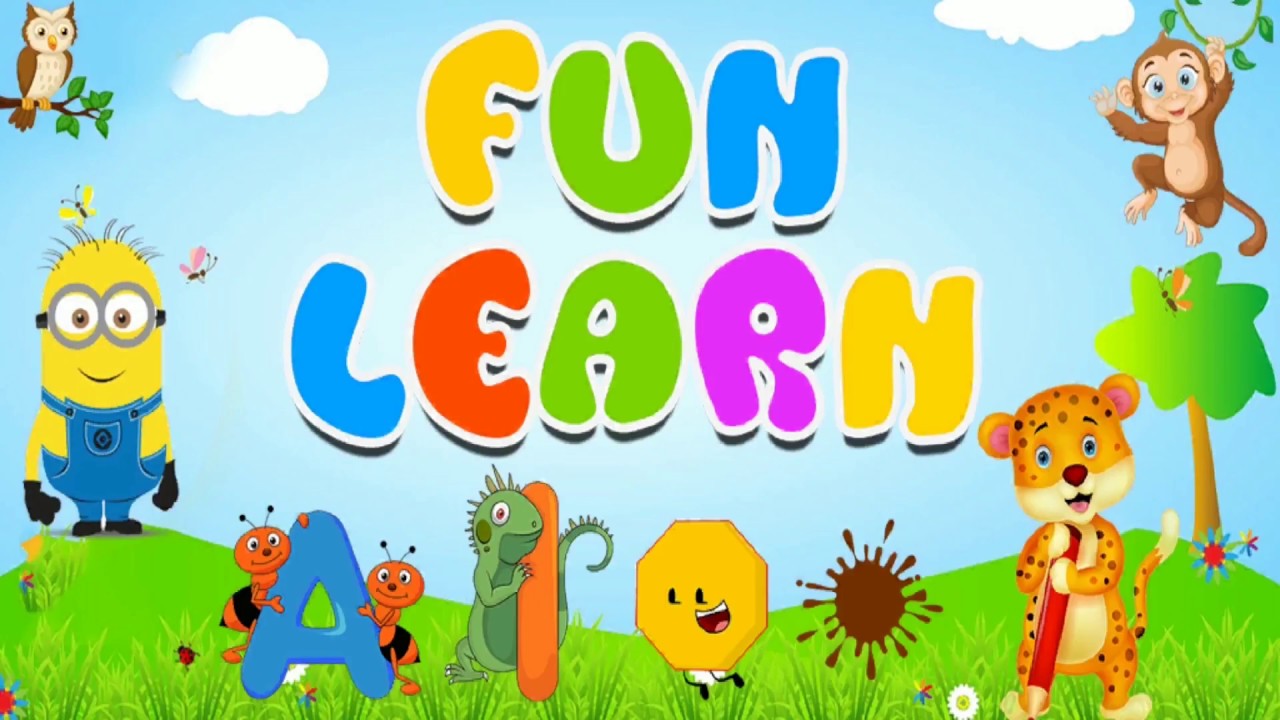 Learn English Words For Children with Cartoon Toys | Colors and Shapes ...