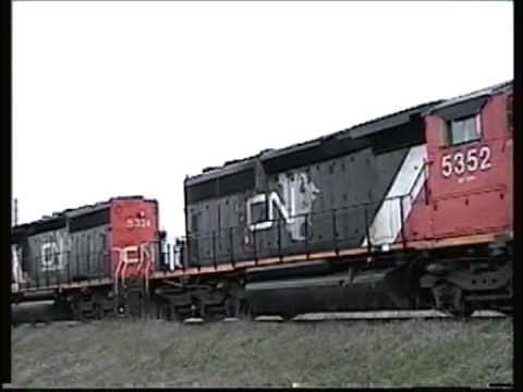 CN SD40-2Ws Working Together - YouTube