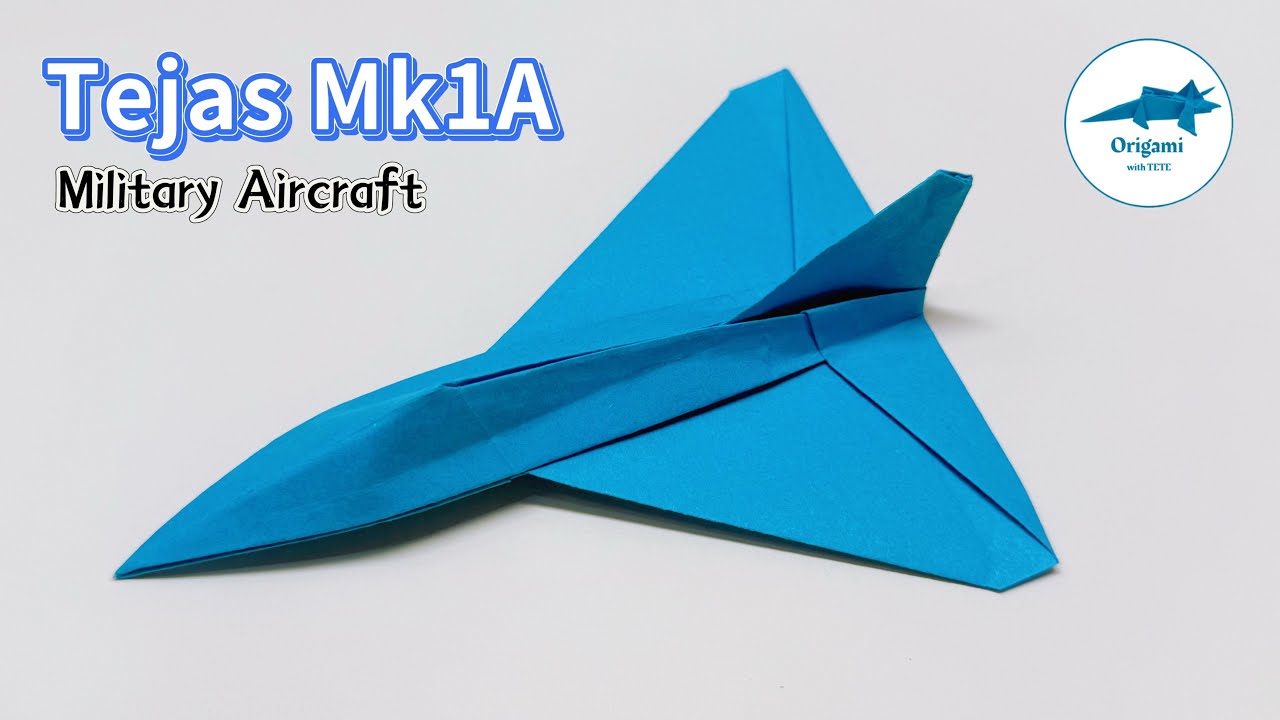 🔥Exclusive Origami! Folding the Tejas Mk1A in Paper – Cool Indian Air ...