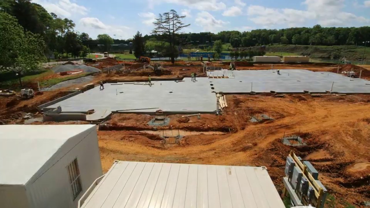 Limestone College time-lapse video of Library & Student Center ...