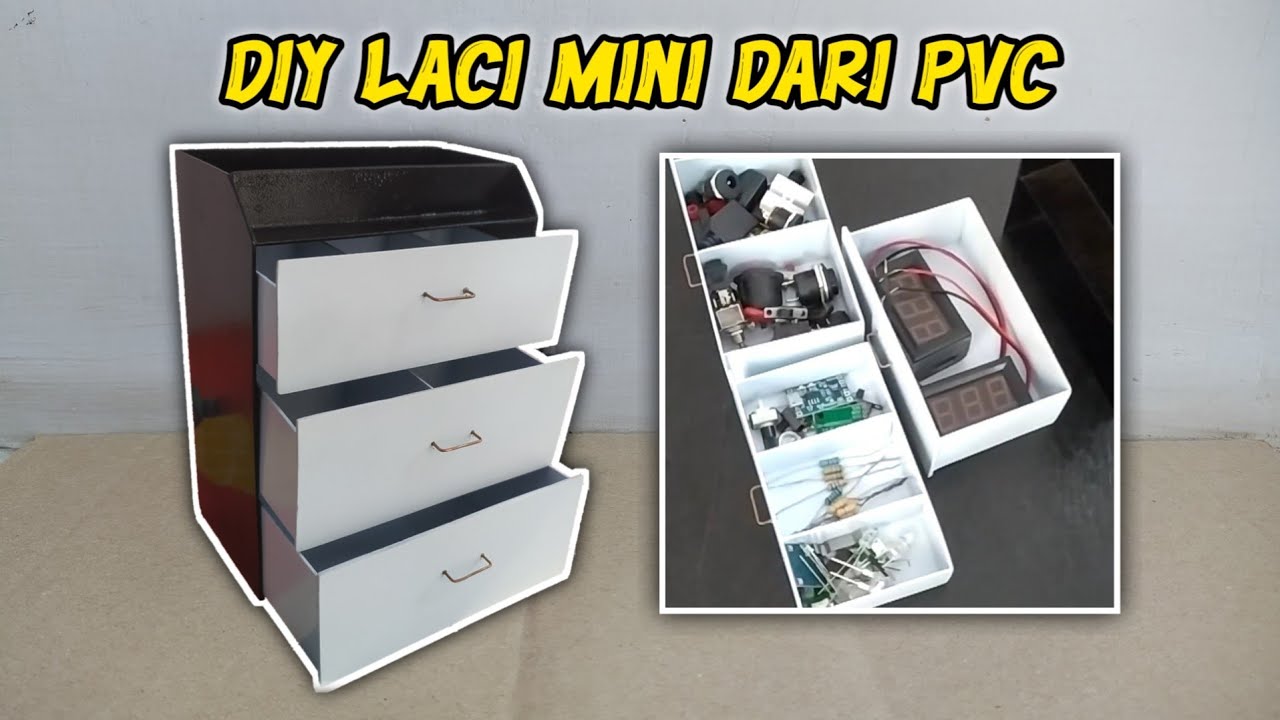 MEMBUAT LACI MINI DARI PIPA PVC - YouTube