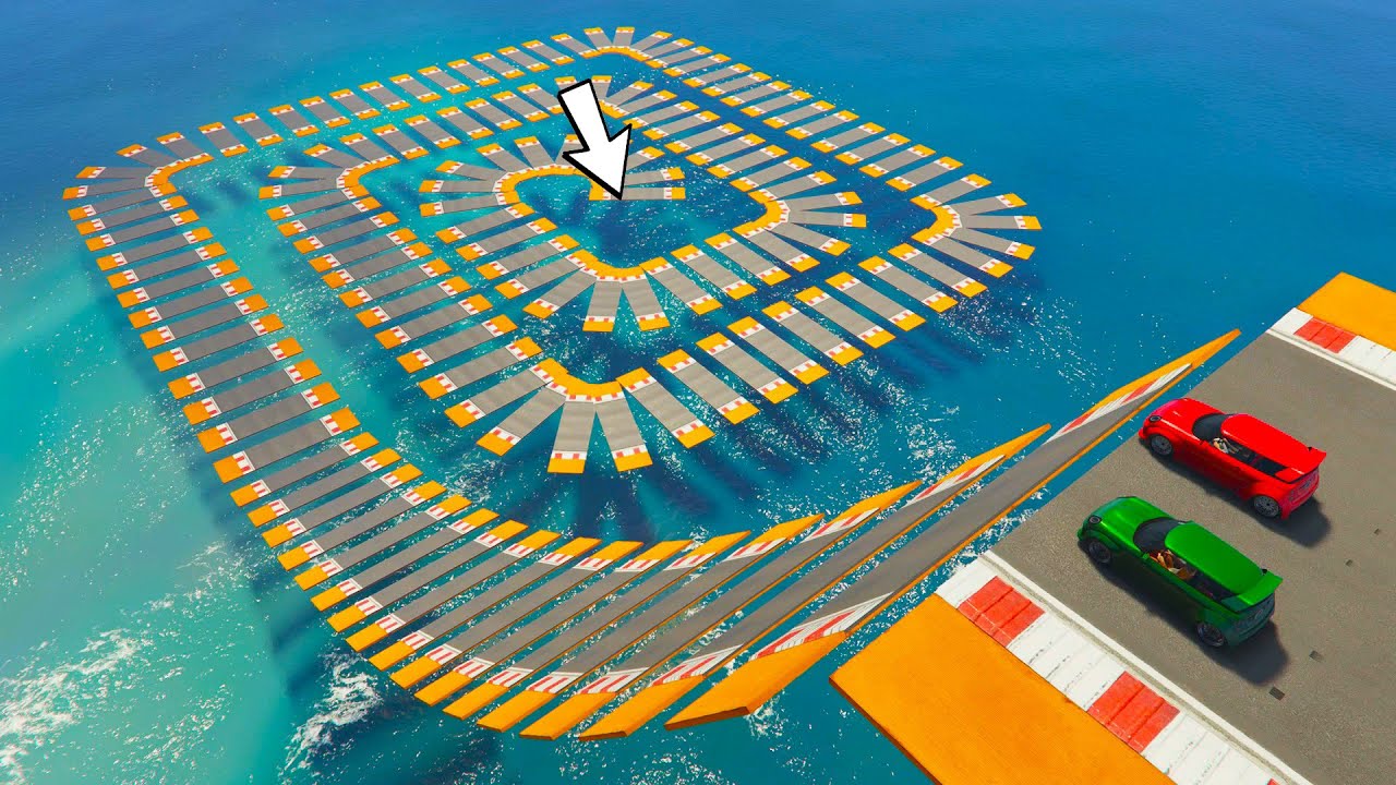 GTA 5 Mind Blowing Maze bumps Race ! - YouTube