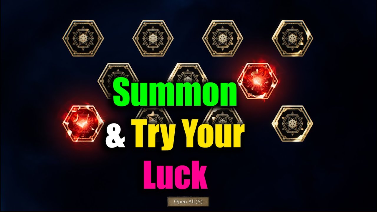 Night Crows Summon & Try Your Luck - YouTube