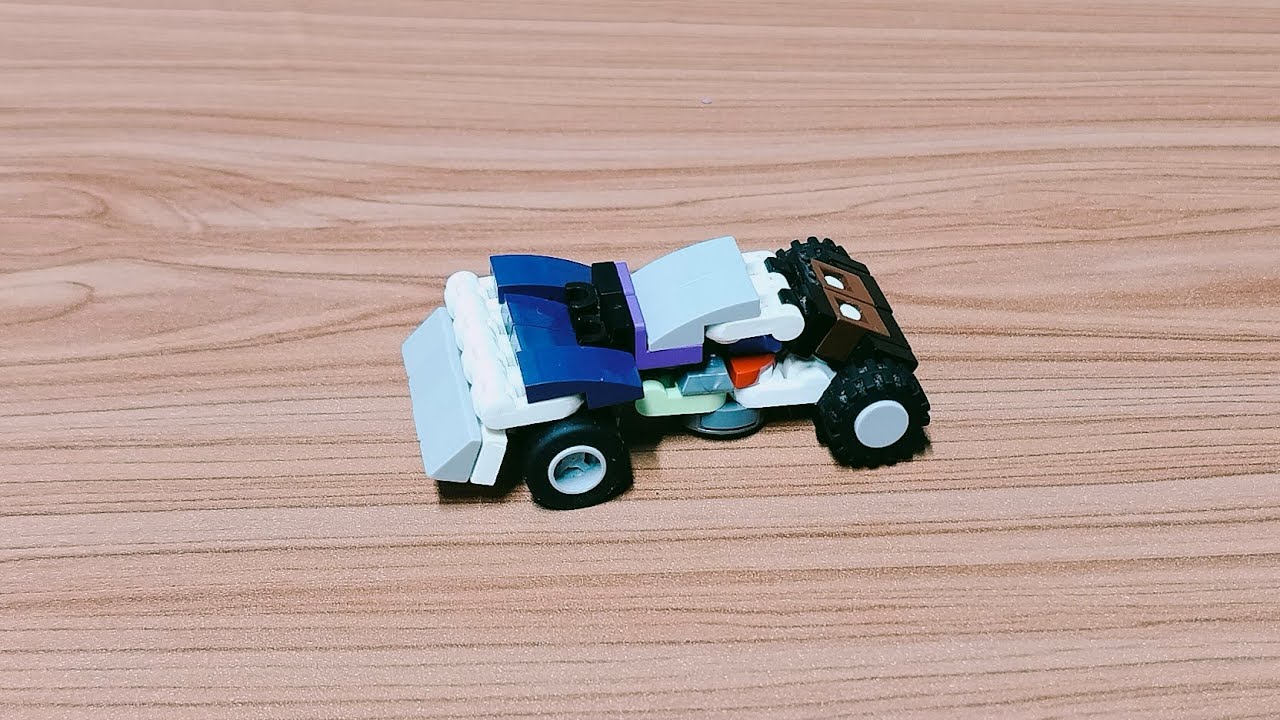 How To make Mini LEGO Robot Transformer Supercar - YouTube
