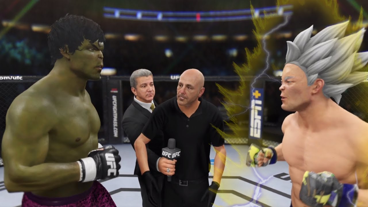 Goku vs. Hulk - EA Sports UFC 4 - Epic Fight 🥑 - YouTube