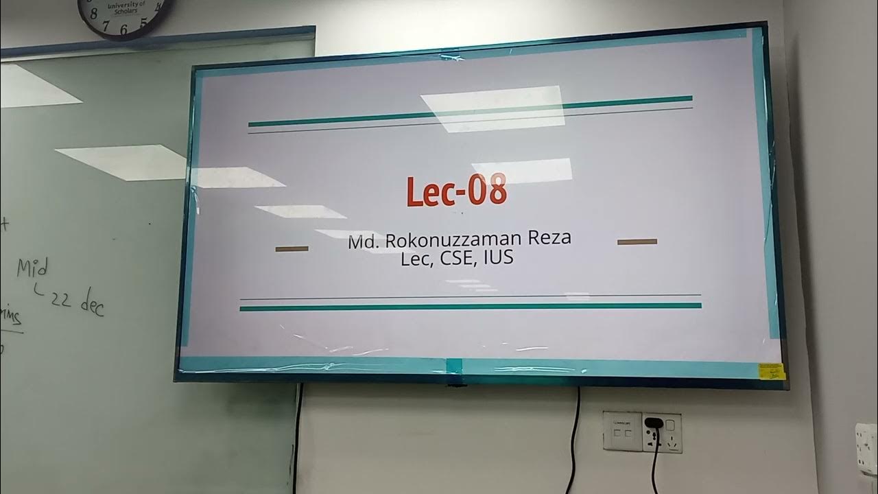 Competitive Programming-I | Lecture -8 | CSE | Rokonuzzaman Reza | University of Scholars - YouTube