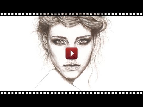 Speed Portrait Drawing | Illustration - Noma Natasha Paleebut - 'Falling'