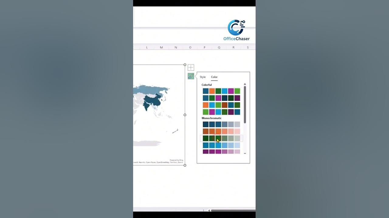 Map Chart In Excel Exceltips Exceltricks Officechaser Mapchart Excelchart Officechaser
