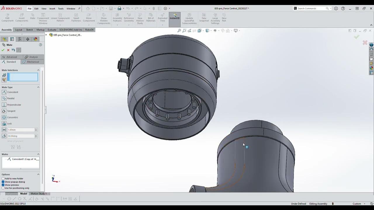 SOLIDWORKS STEP File to Assembly Conversion - YouTube