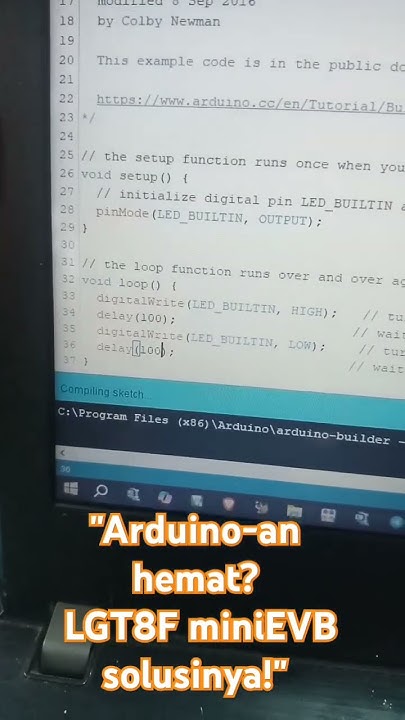 "Board Rp20K bisa upload kode Arduino? Cek si kecil LGT8F miniEVB ini!" #ngoprek #arduinoproject ...