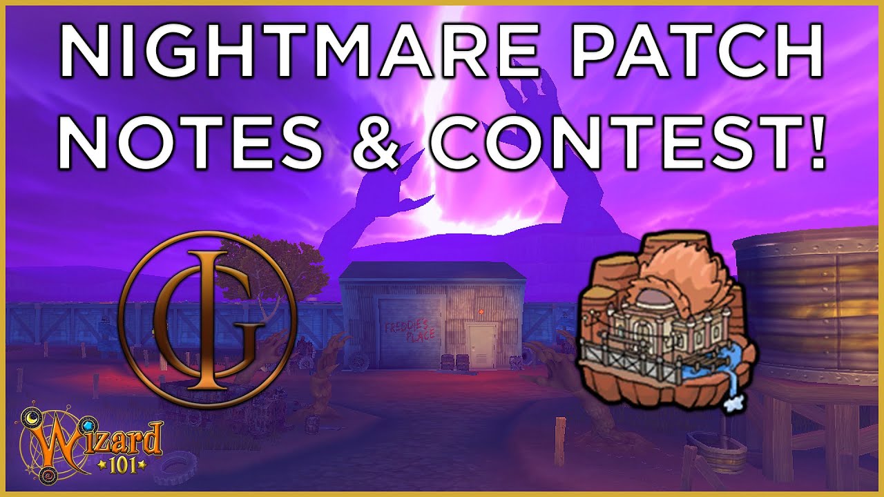 Wizard101: Reacting to the NIGHTMARE Dungeon Patch Notes & Contest ...
