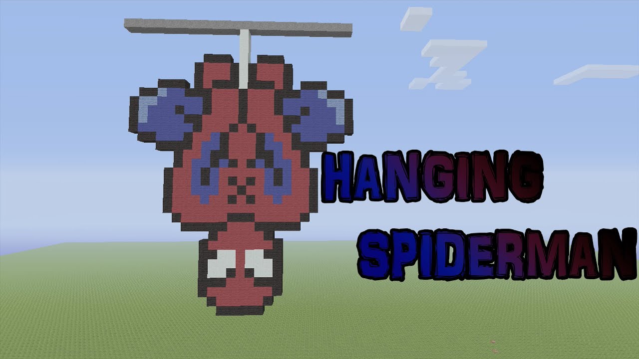 Minecraft Spider Pixel Art Minecraft Spider Man Deadpool Pixel Art