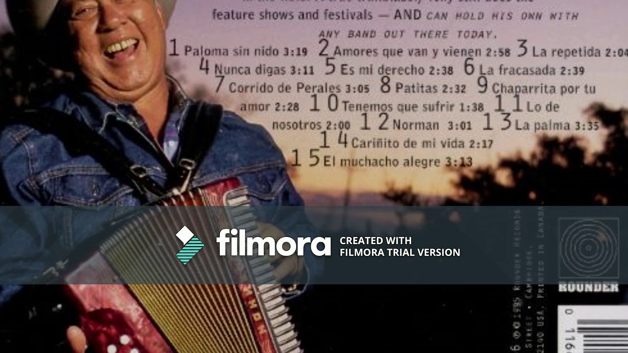 tony de la rosa: paloma sin nido - YouTube