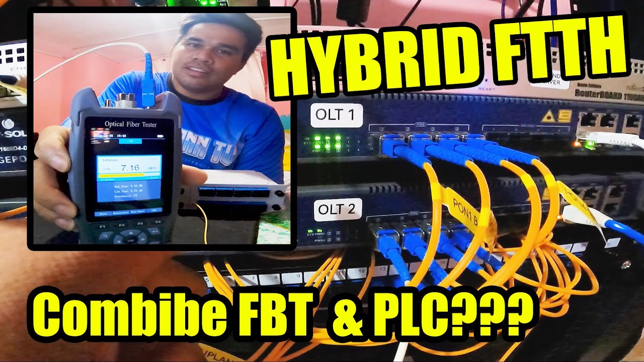 HYBRID FTTH DEPLOYMENT | PLC and FBT Combination | Step By Step - YouTube