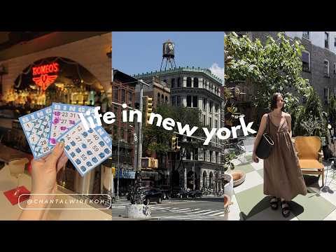 nyc vlog | coffee in soho, summer haircut & cute bars in east village