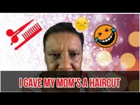 I cut my mom’s hair | reaction