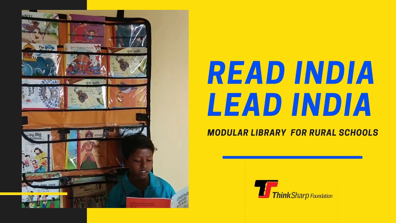 Read India, Lead India - Modular library for rural schools - YouTube