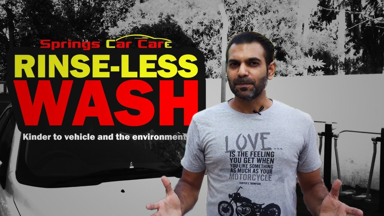 How To Rinse-less Wash Your Car at Home? - YouTube