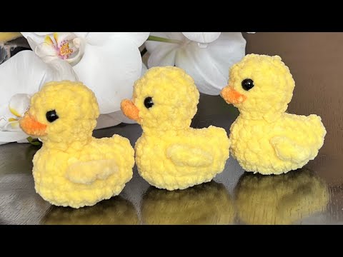 How to crochet a duck 🐥 / Duckling Full crochet tutorial / NO-SEW Amigurumi toy / Etsy pattern duck