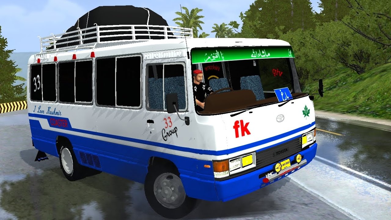 Toyota Coaster mod for bussid FK🍁|How to download toyota coaster mod ...