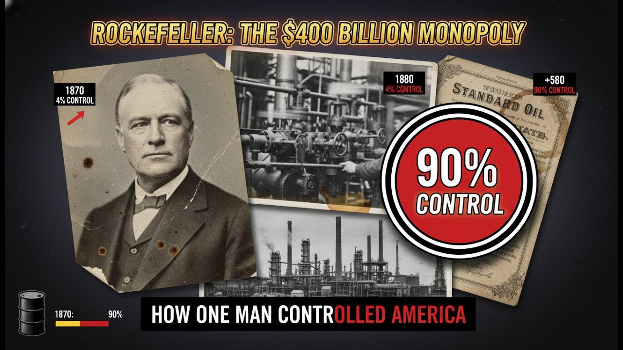 John D. Rockefeller: How Standard Oil Controlled 90% of America - YouTube