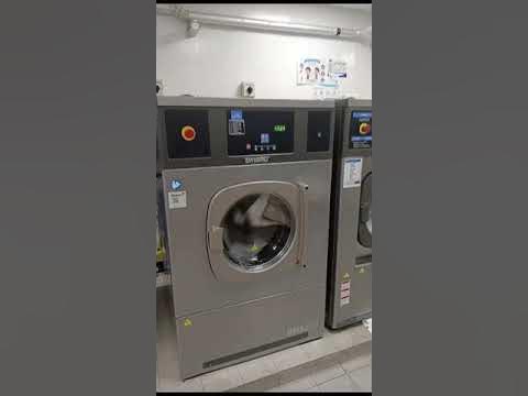 23kg washer & dryer girbau - YouTube