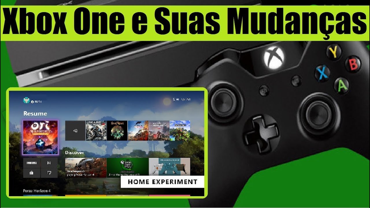 XBOX ONE 2019 - NOVA DASHBOARD CHEGANDO! NOVA ATUALIZAÇÃO EM BREVE ...