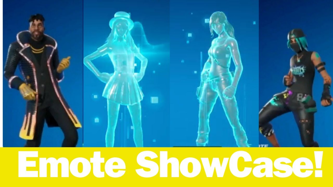 Fortnite EMOTES | Emote ShowCase! Pull Up, Springy and Rollie - YouTube