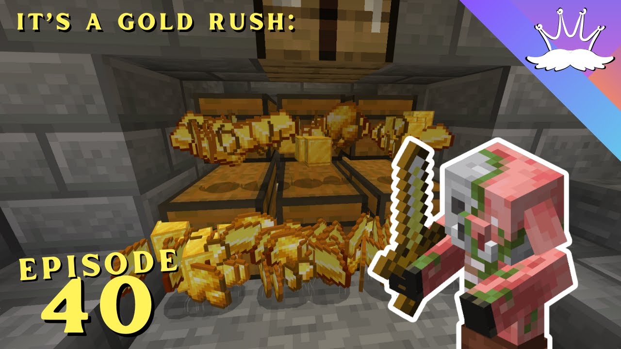 It's a GOLD RUSH: Let's Play Minecraft S2 - EP 40! - YouTube