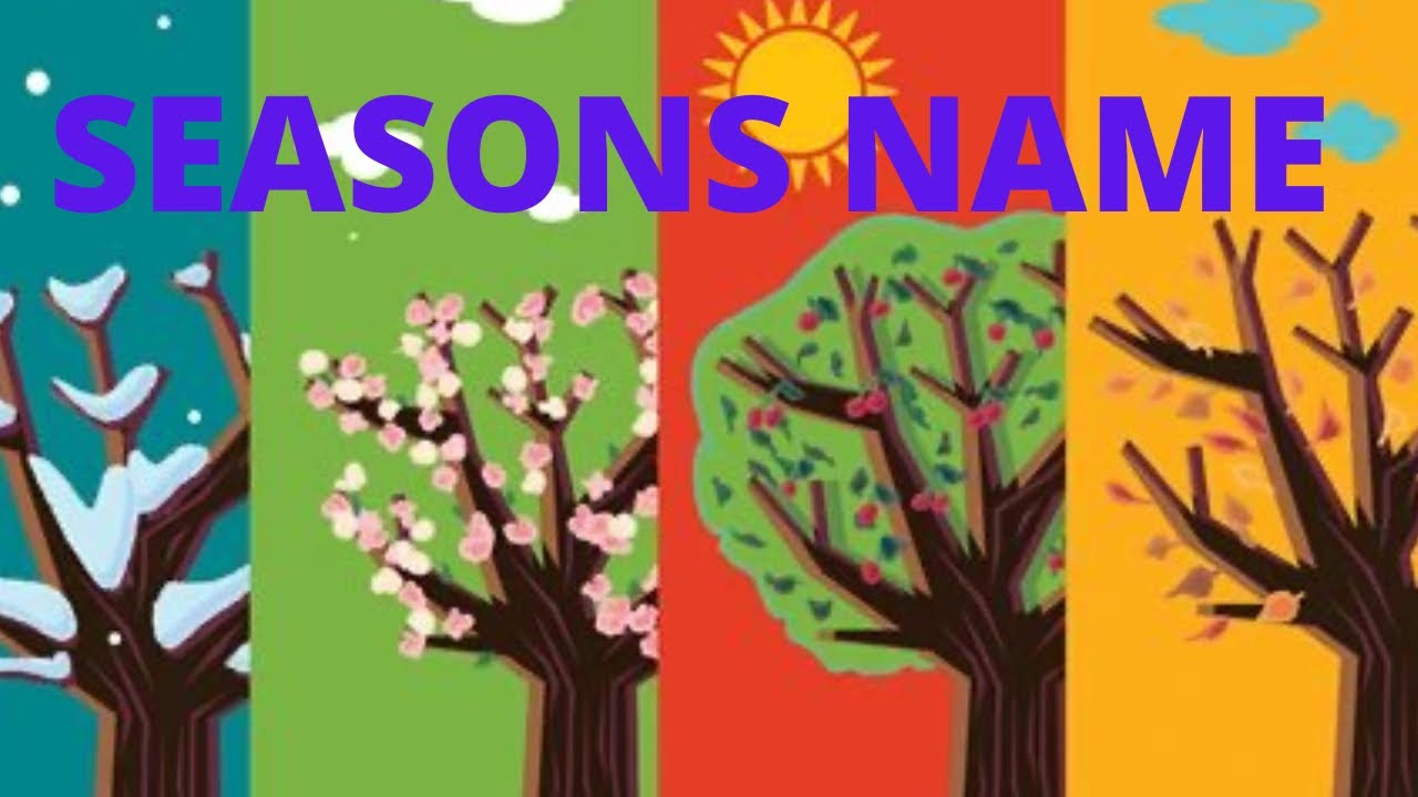 Seasons of the year|seasons song|seasons for kids|learn seasons name ...