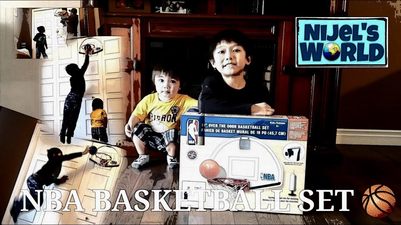 NBA Basketball Ring Set | Unboxing Toy for kids | NijeLsWorld #54 - YouTube