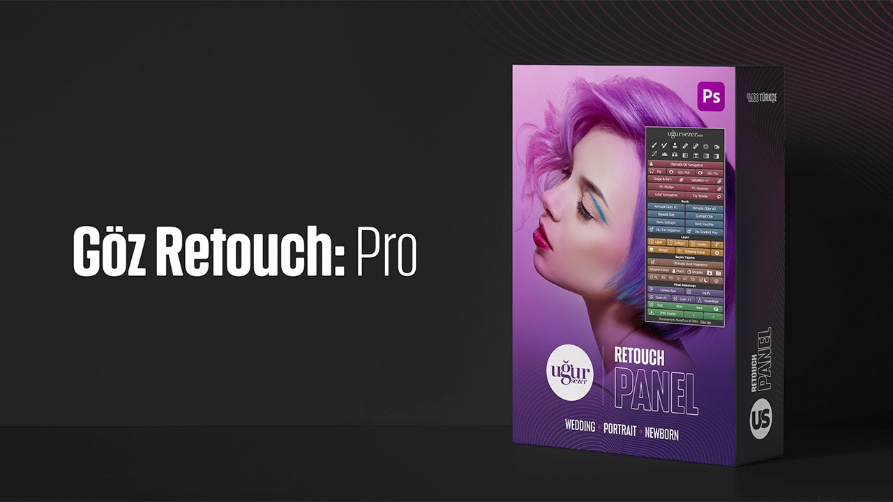 Göz Retouch: Pro Butonu | © Uğur Sezer Photoshop Panel - YouTube