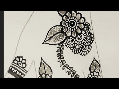 ہاتھ میں دو سادہ چھوڑ دو مہندی ڈیزائن 2New simple sun leave Mehndi ...