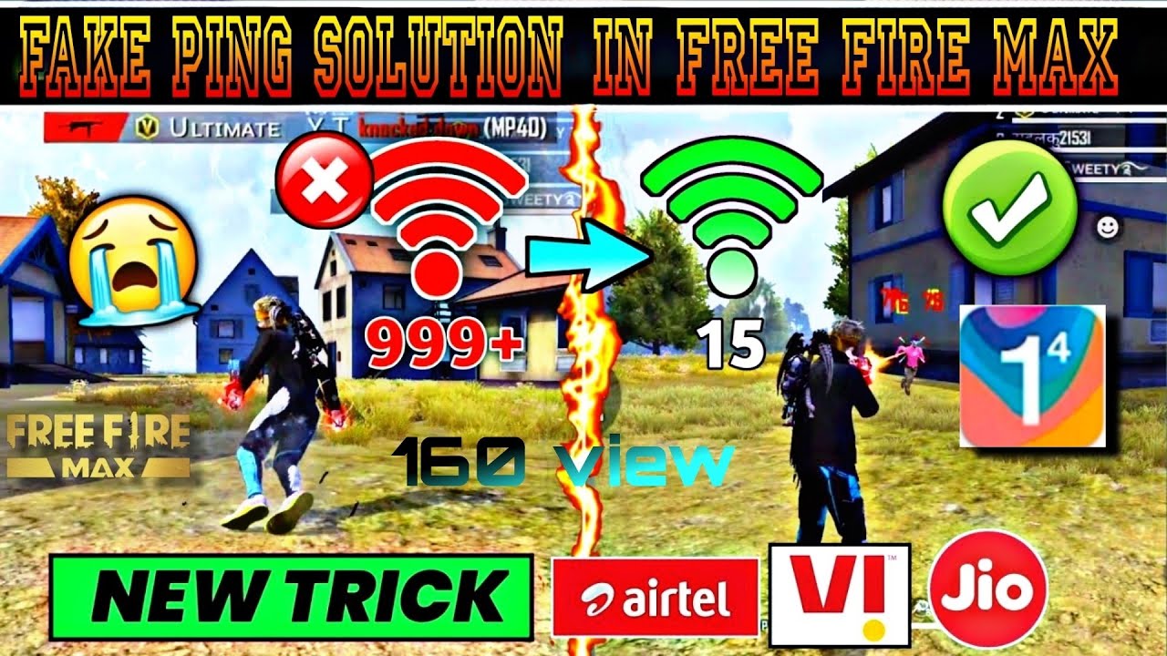 Free Fire Ping Solution || fake ping solution || - YouTube