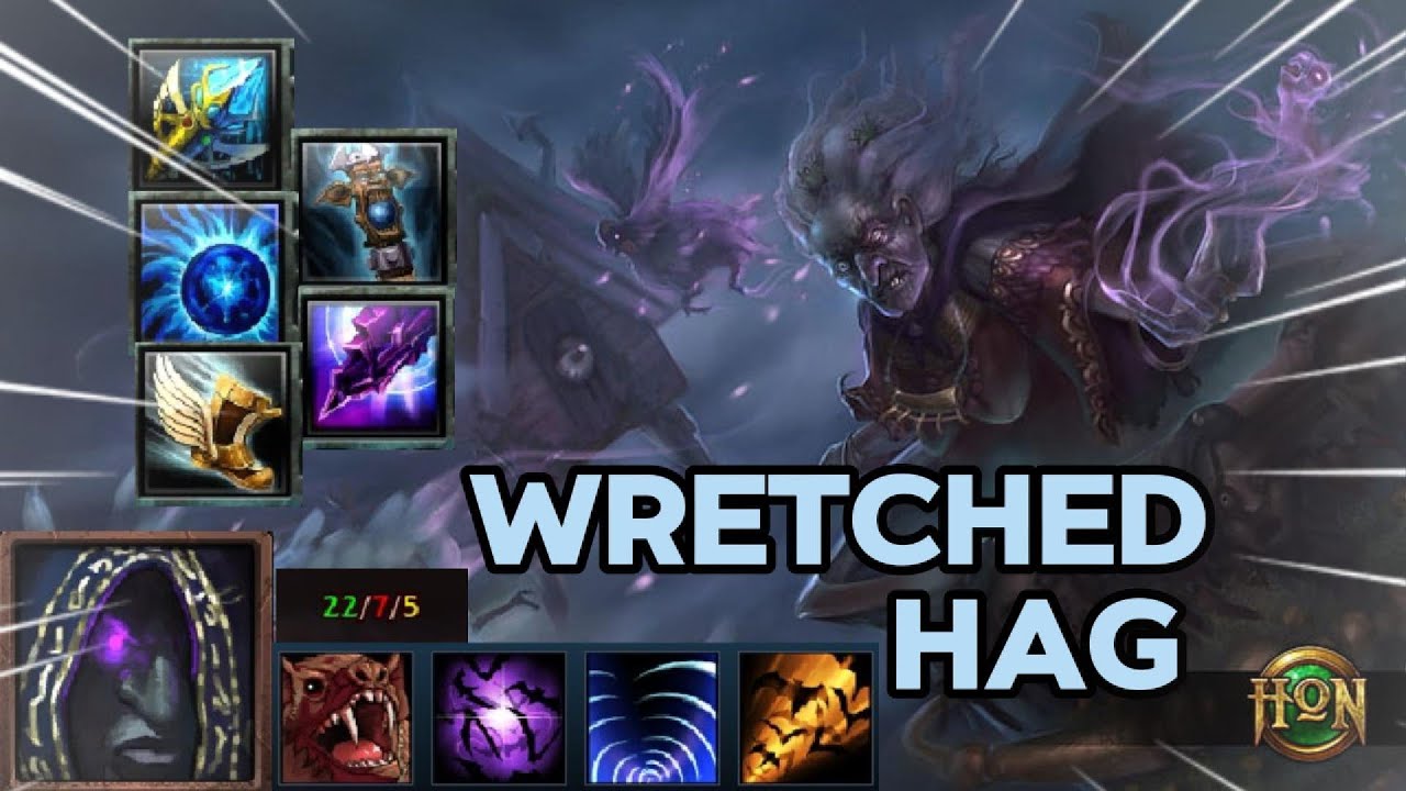 HON - HOW TO PLAY -WRETCHED HAG - GAMEPLAY- FOREST OF CALDAVAR - HON ...