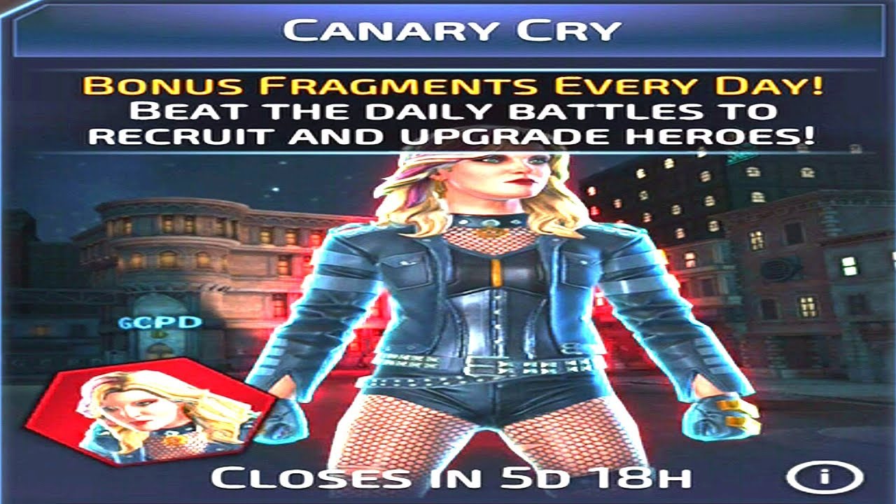 DC Legends (iOS) - Hero Challenge: Canary Cry Part 1 - YouTube