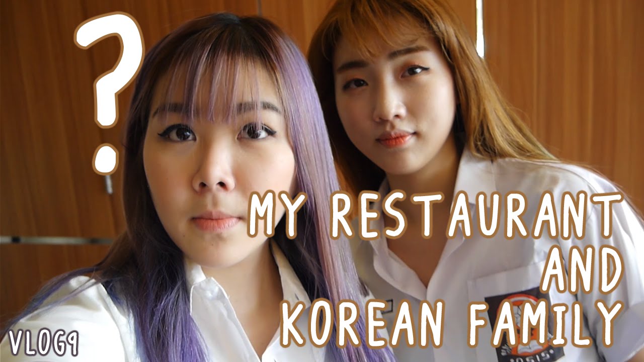 MICHIMOMO VLOG EP.9 || My Restaurant and Korean Family - YouTube