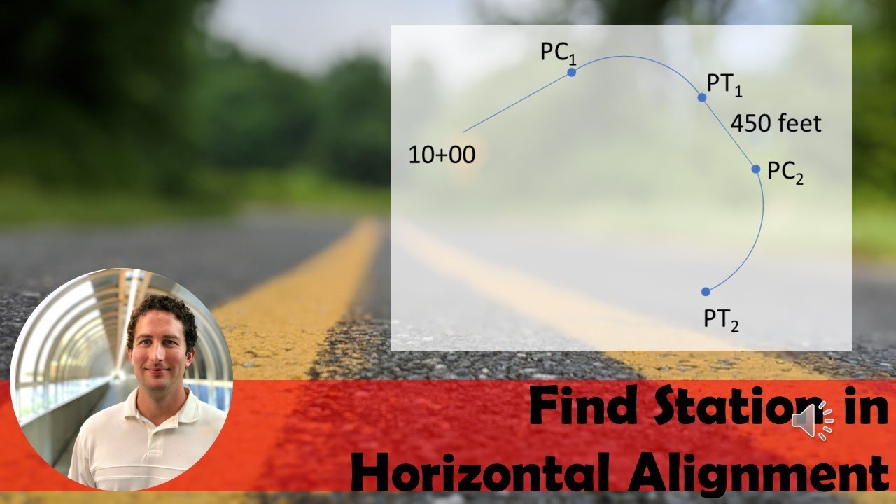 Find the Station of the PT | Horizontal Alignment - YouTube