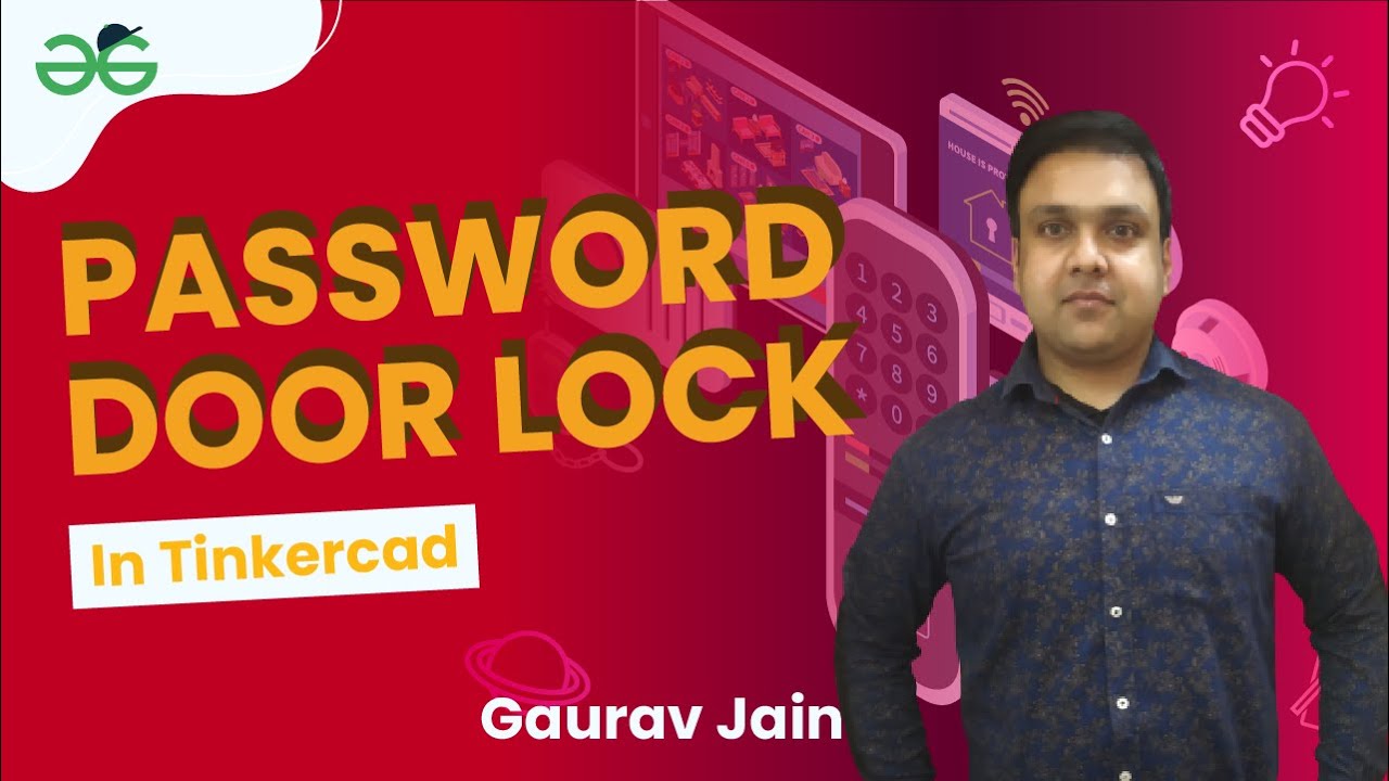 Password Door Lock In Tinkercad - YouTube